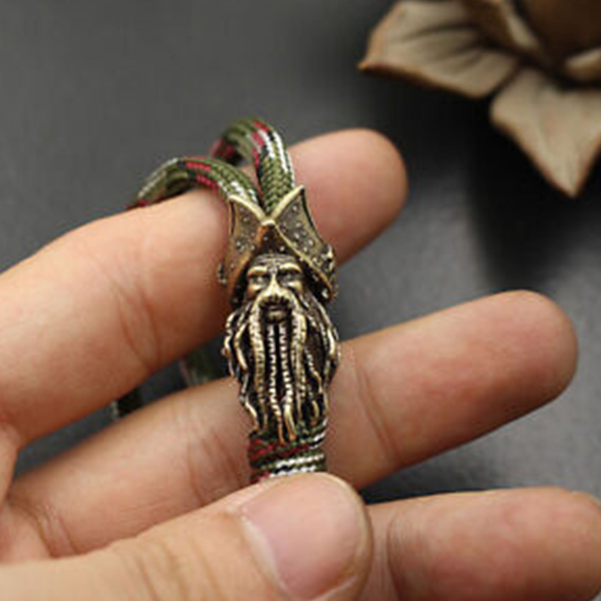 Faceless Brass Lanyard Bead: Enigmatic Appeal - Beadshub