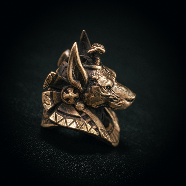 Ancient Egyptian Death Anubis God: Paracord beads for jewelry making ...