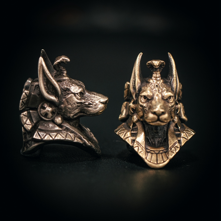 Ancient Egyptian Death Anubis God: Paracord beads for jewelry making ...