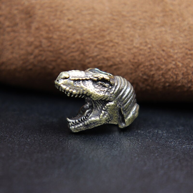 Dinosaur T Rex Retro Brass Beads for Paracord Bracelets - Beadshub