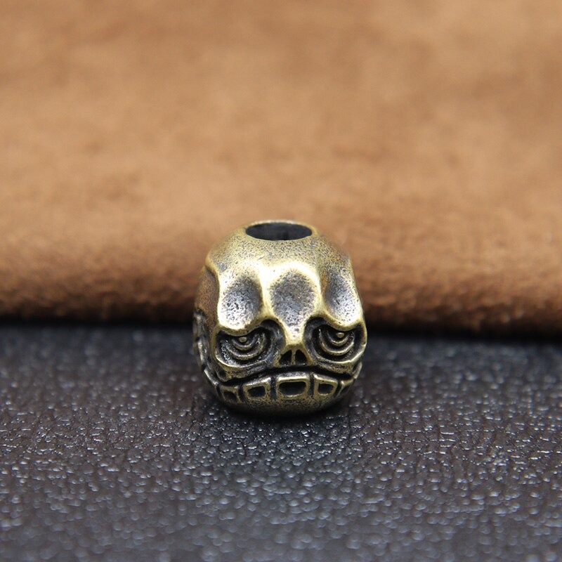 Evil Spirit Skull Head Bead: Haunting Paracord Lanyard Beads - Beadshub