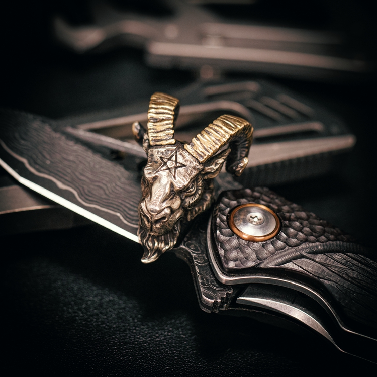 Goat Bead Brass Paracord Beads for Rugged Adventure - Beadshub