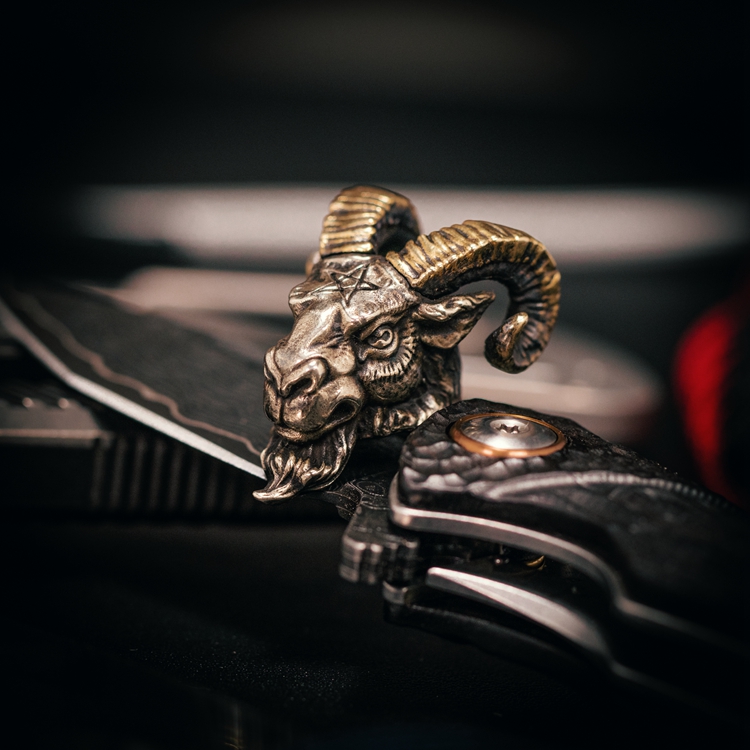 Goat Bead Brass Paracord Beads for Rugged Adventure - Beadshub