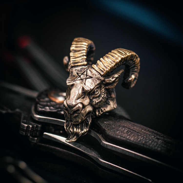 Goat Bead Brass Paracord Beads for Rugged Adventure - Beadshub