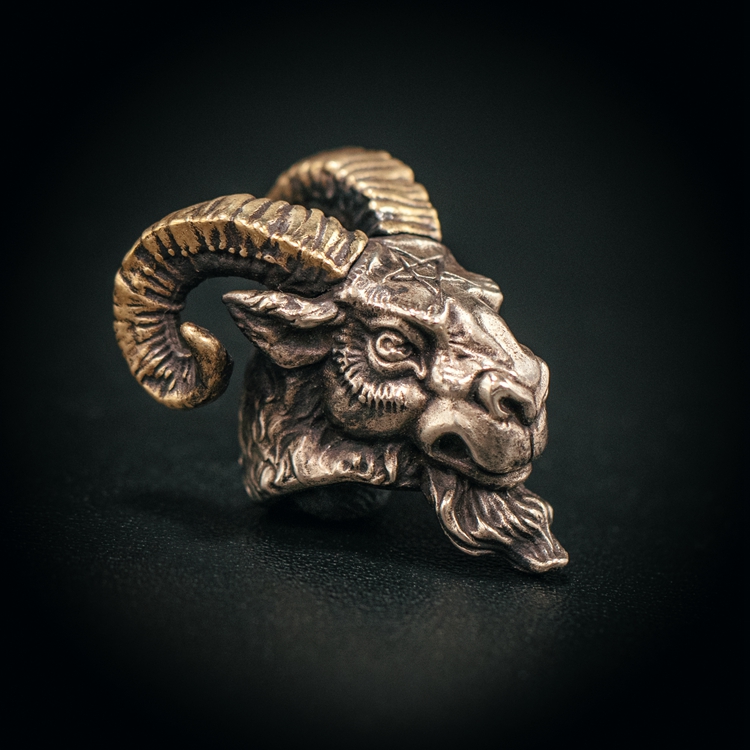 Goat Bead Brass Paracord Beads for Rugged Adventure - Beadshub