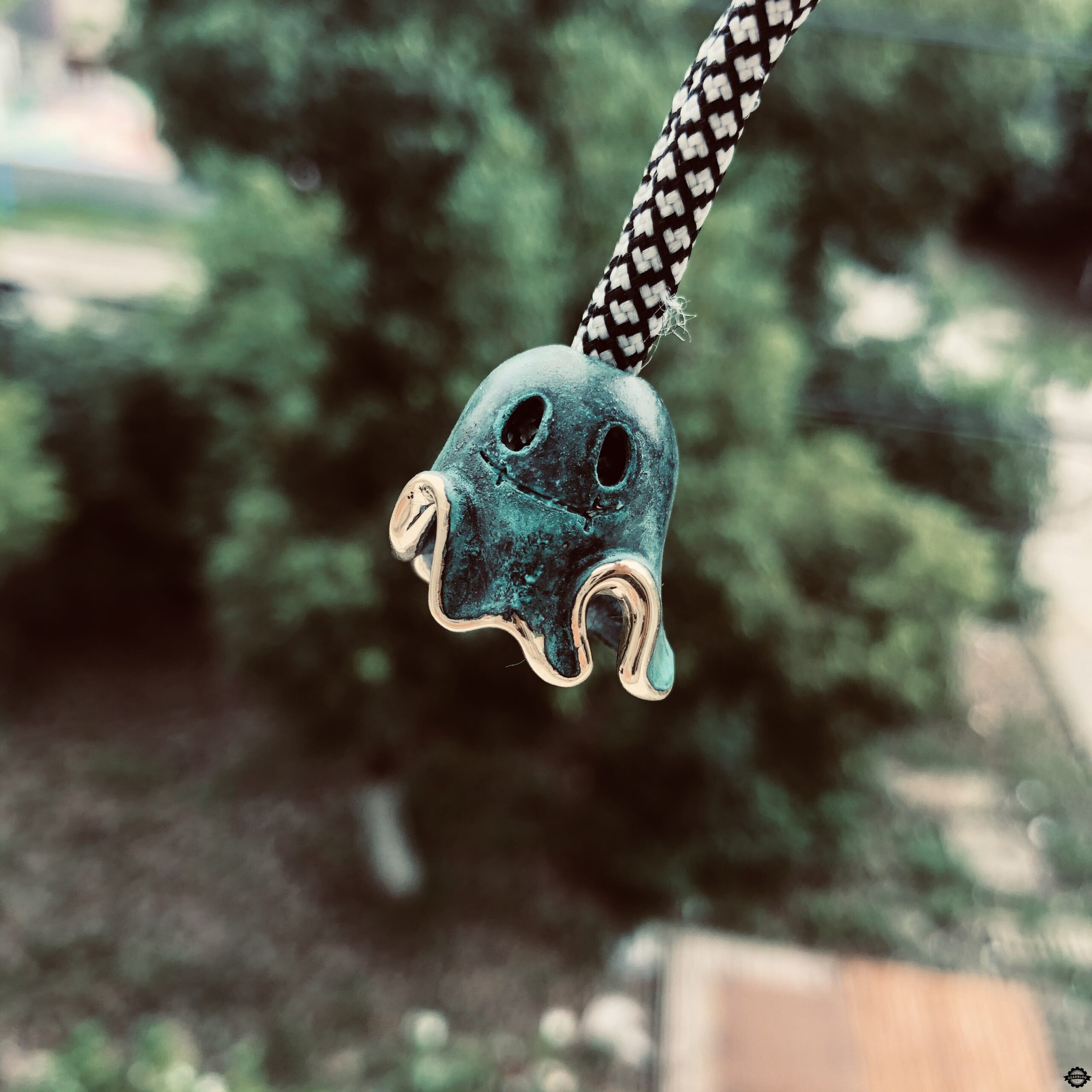 Halloween Ghost EDC Bead for Everyday Carry - Beadshub