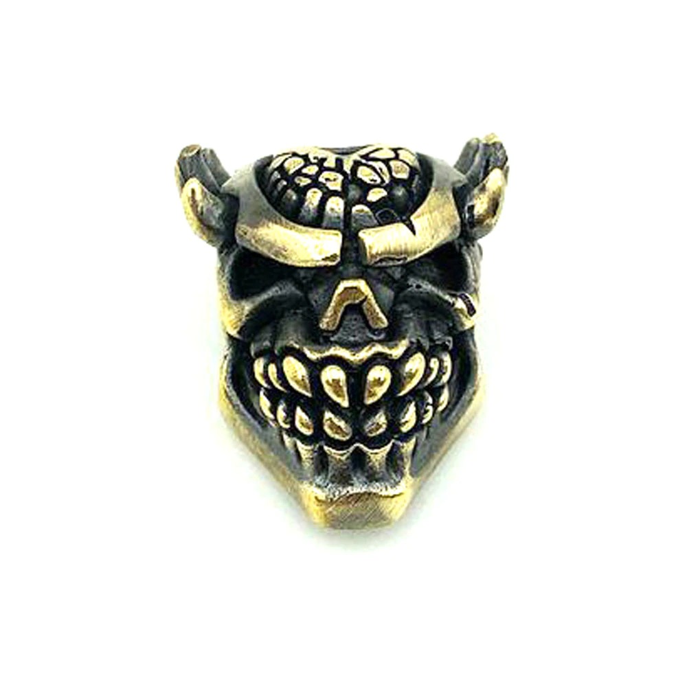 Predator Retro Brass Bead: Paracord Beads for Unique Lanyards - Beadshub