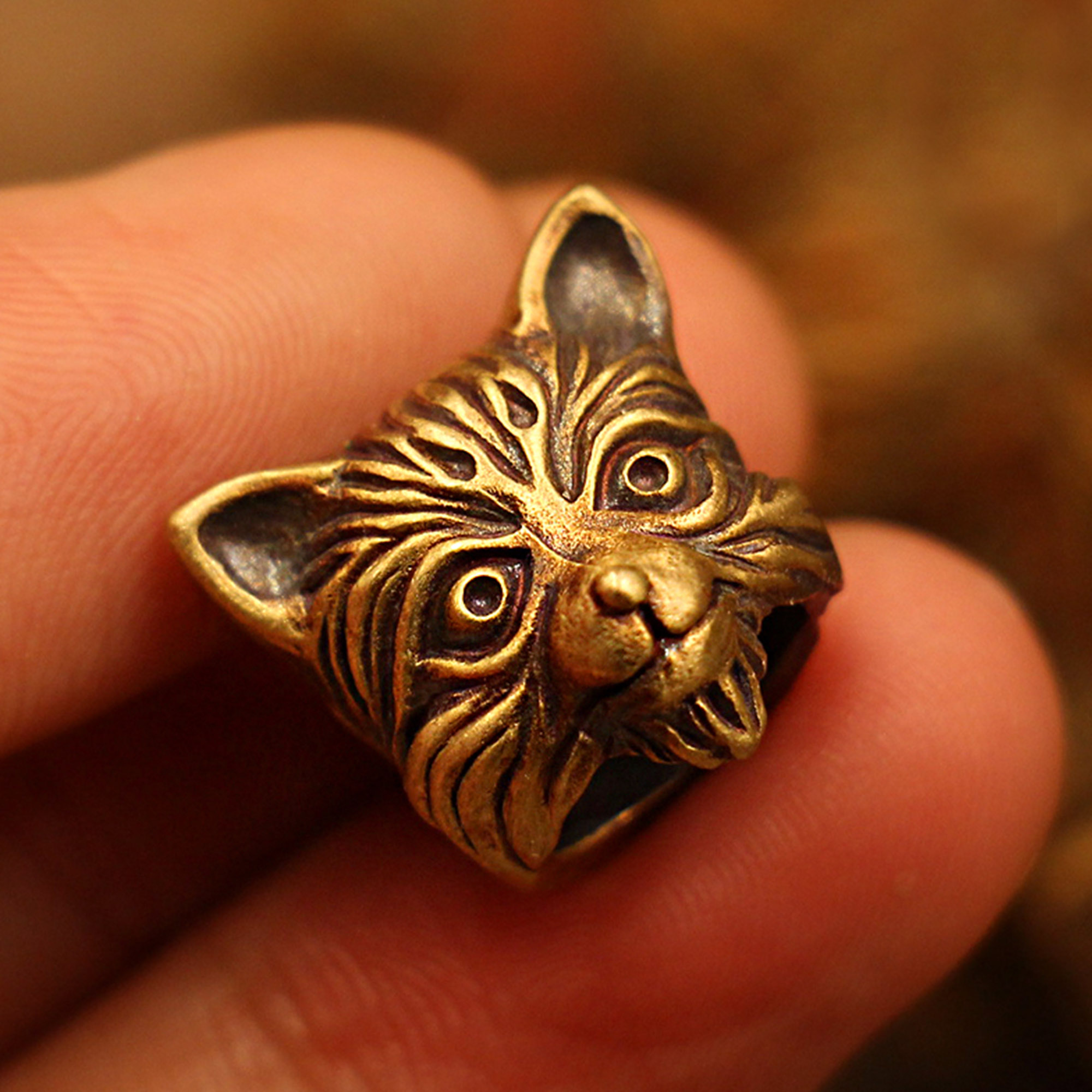Raccoon Bead: Playful EDC Accessory Bead - Beadshub