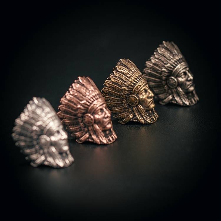 Red Indian Chief Seattle Bead High End Beads with Tribal Elegance ...