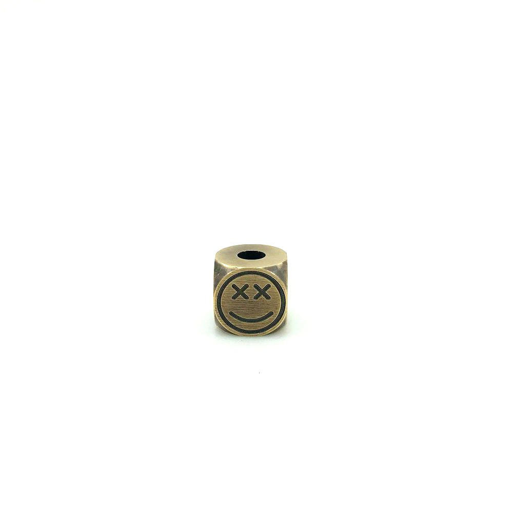 Sad Happy Face Bead: Paracord Beads. - Beadshub