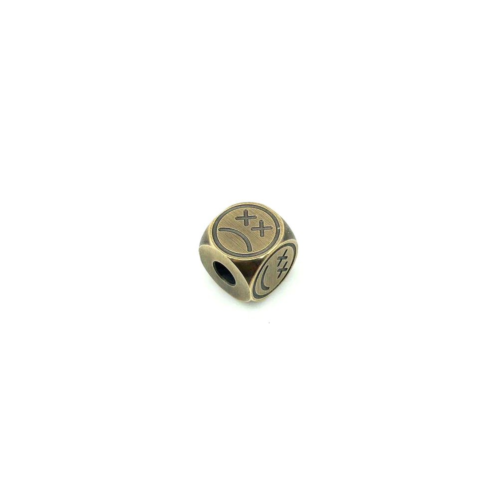 Sad Happy Face Bead: Paracord Beads. - Beadshub