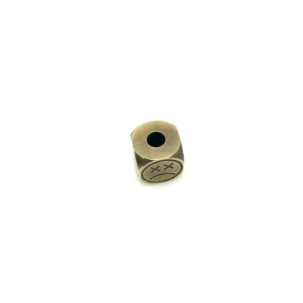 Sad Happy Face Bead: Paracord Beads. - Beadshub