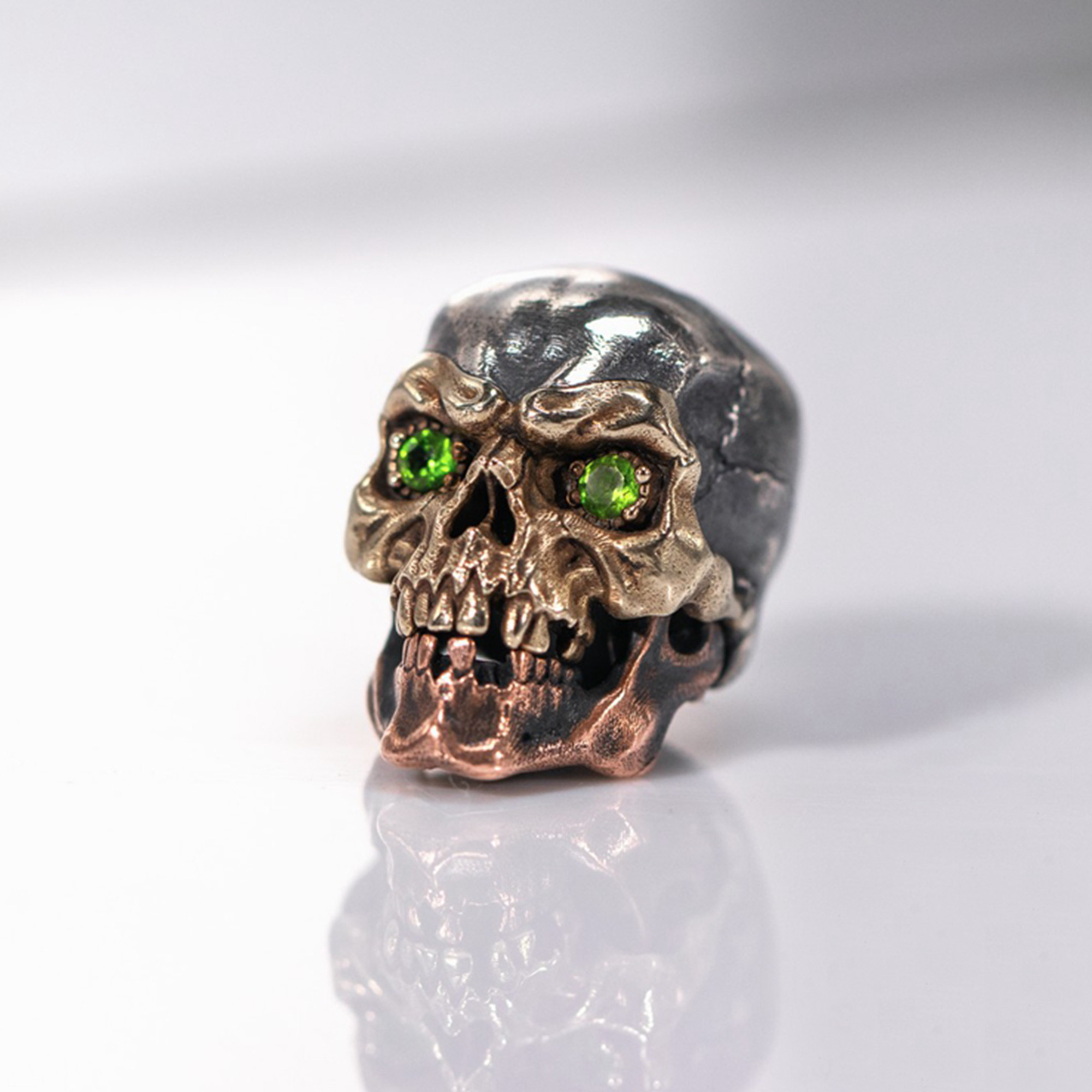 Skull Sterling Silver + Gemstone Bead: High End Beads for Exquisite ...