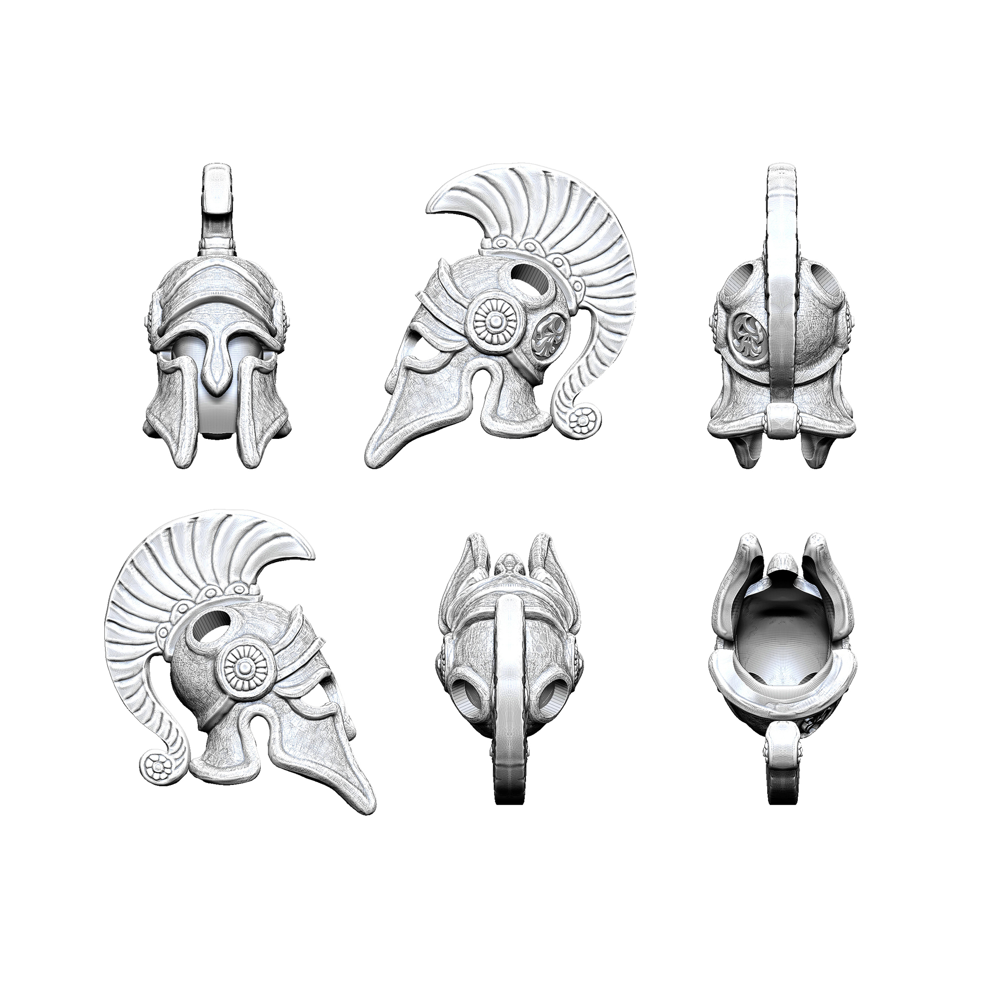 Spartan Helmet Bead: Silver Paracord Beads for Warrior-inspired Style ...