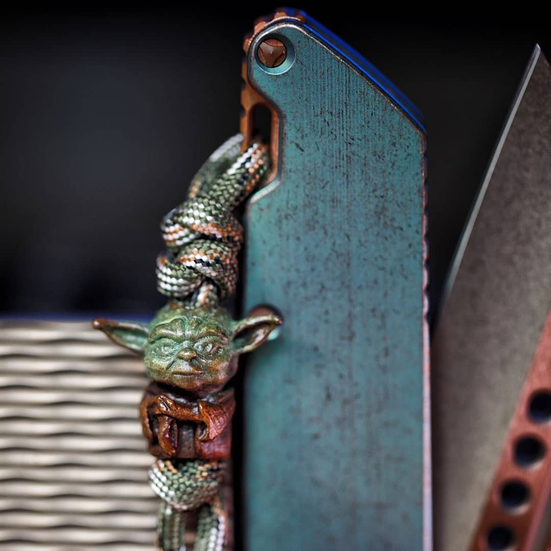 Star Wars EDC Minch Yoder Yoda Paracord Beads - Beadshub