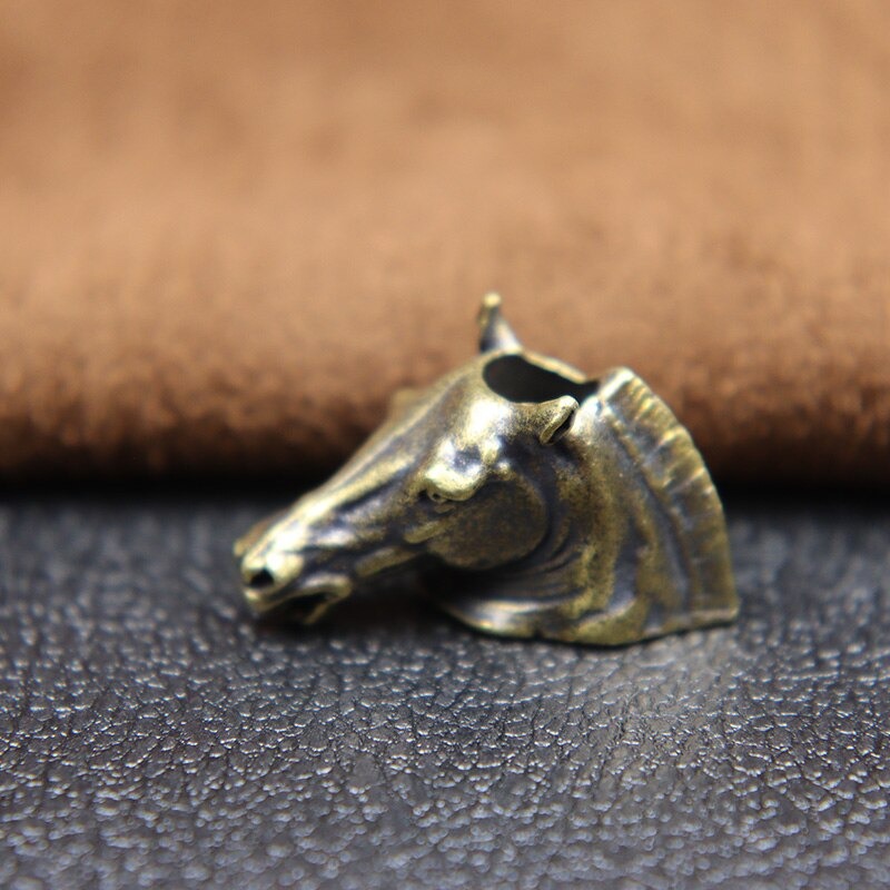 War Horse Head Retro Brass Combat Beads: Vintage Warrior - Beadshub