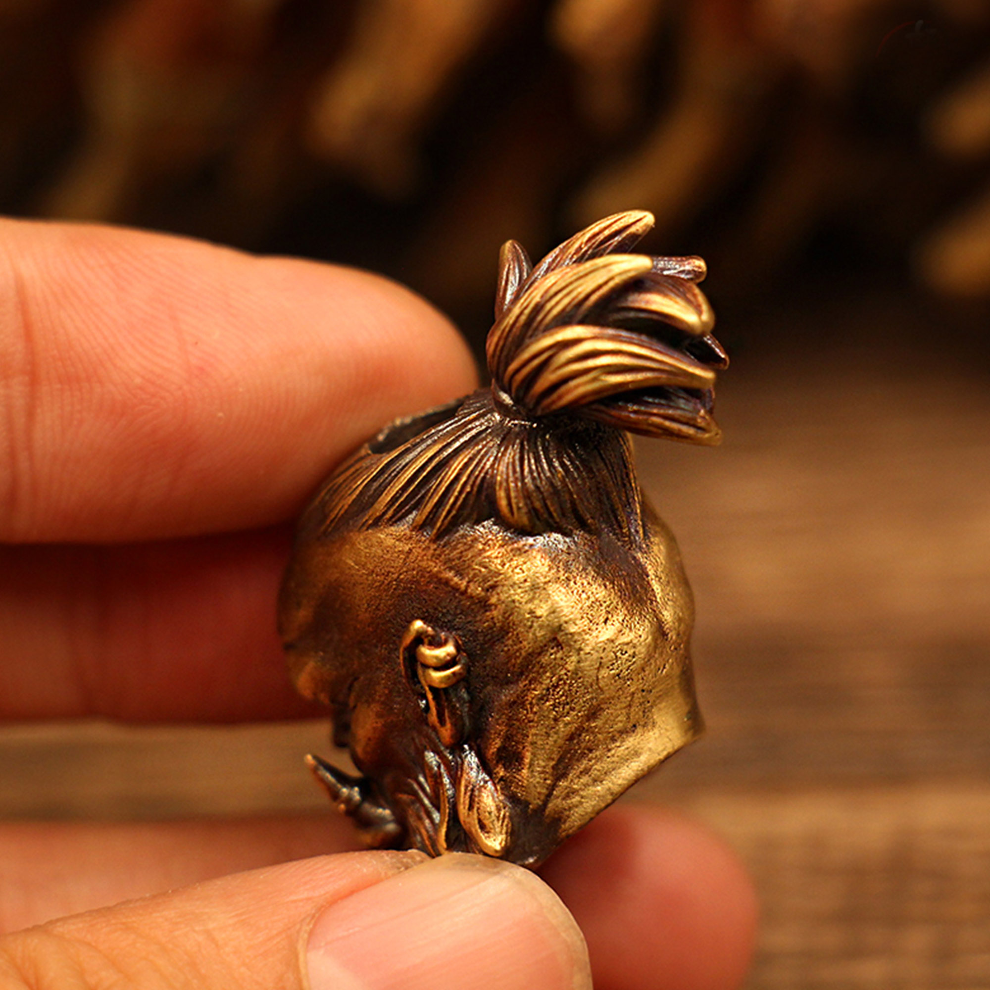 War Orc Chief Bead: Powerful EDC Lanyard Bead - Beadshub