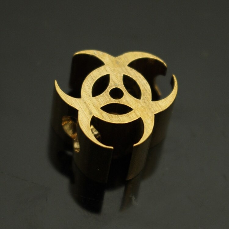 Biohazard Symbol Parachute Cord Beads: Hazardous Style - Beadshub