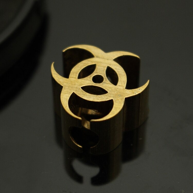 Biohazard Symbol Parachute Cord Beads: Hazardous Style - Beadshub