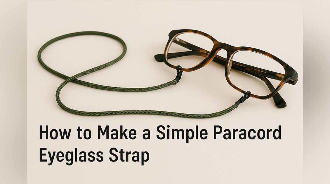 How to Make a Simple Paracord Eyeglass Strap - Beadshub
