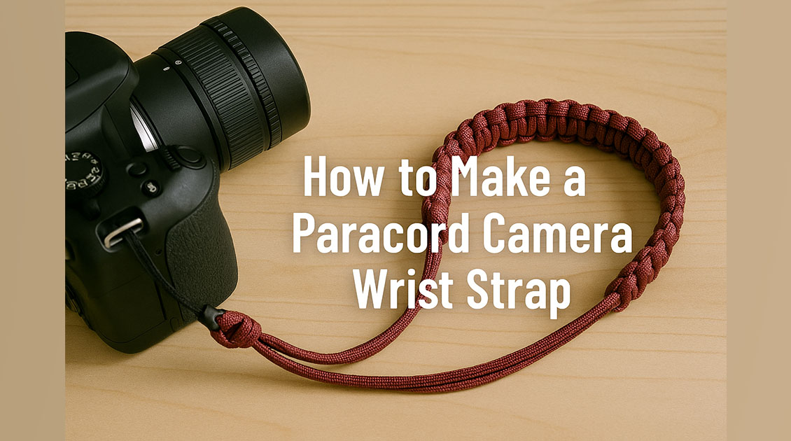 How to Make a Paracord Camera Wrist Strap - Beadshub