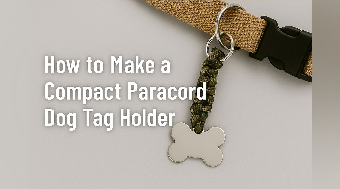 How to Make a Compact Paracord Dog Tag Holder - Beadshub