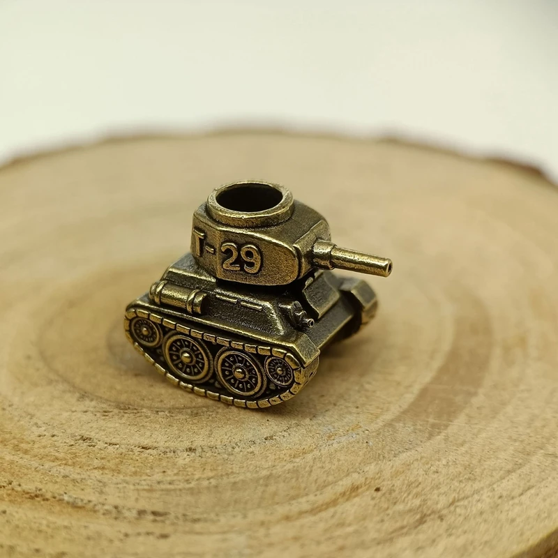 Classic T29 Tank Model Brass Knife Beads Lanyards Pendants Charms DIY ...