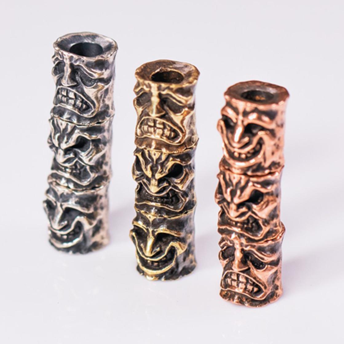 Smile Sad Angry Face Bead Knife Lanyards Paracord EDC DIY Craft for ...